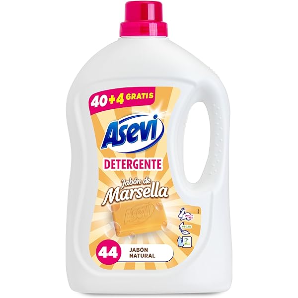 Asevi Washing Detergent Jabon De Marsella 40 Washes plus 4 Free ...