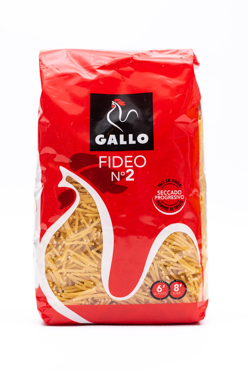 Gallo Fideo Noodles No 2 - 450g – Spanish Trading Co